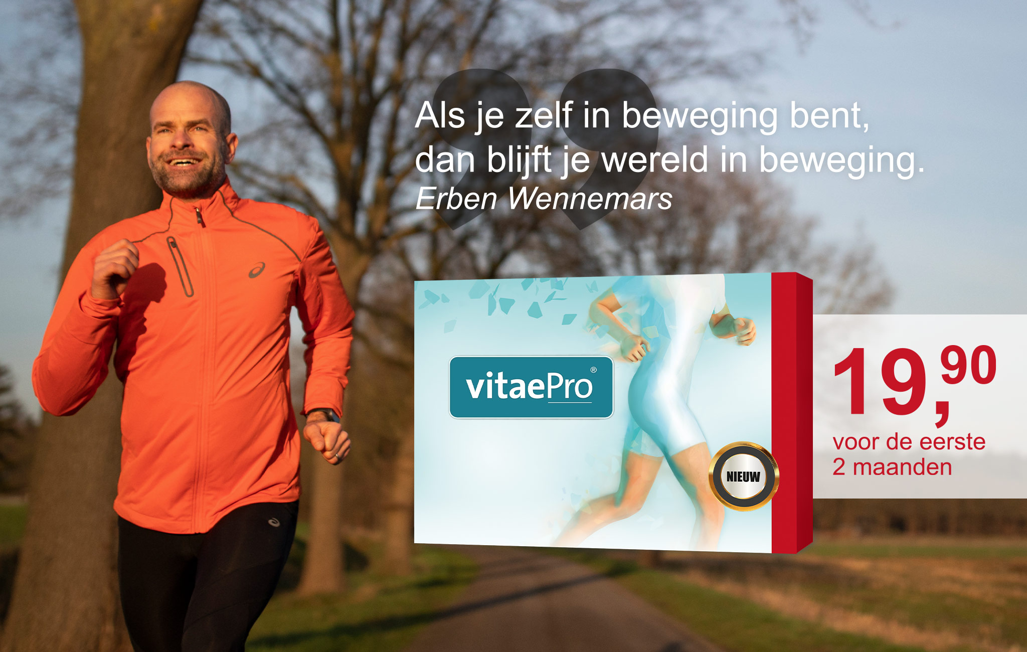 VitaePro | Goed voor spieren en gewrichten | nu 19,90 voor 2 maanden